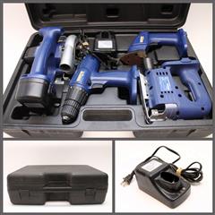 BENCHTOP Pro 18V Combo Set- Drill, Jig Saw, Circular Saw, Sander ...